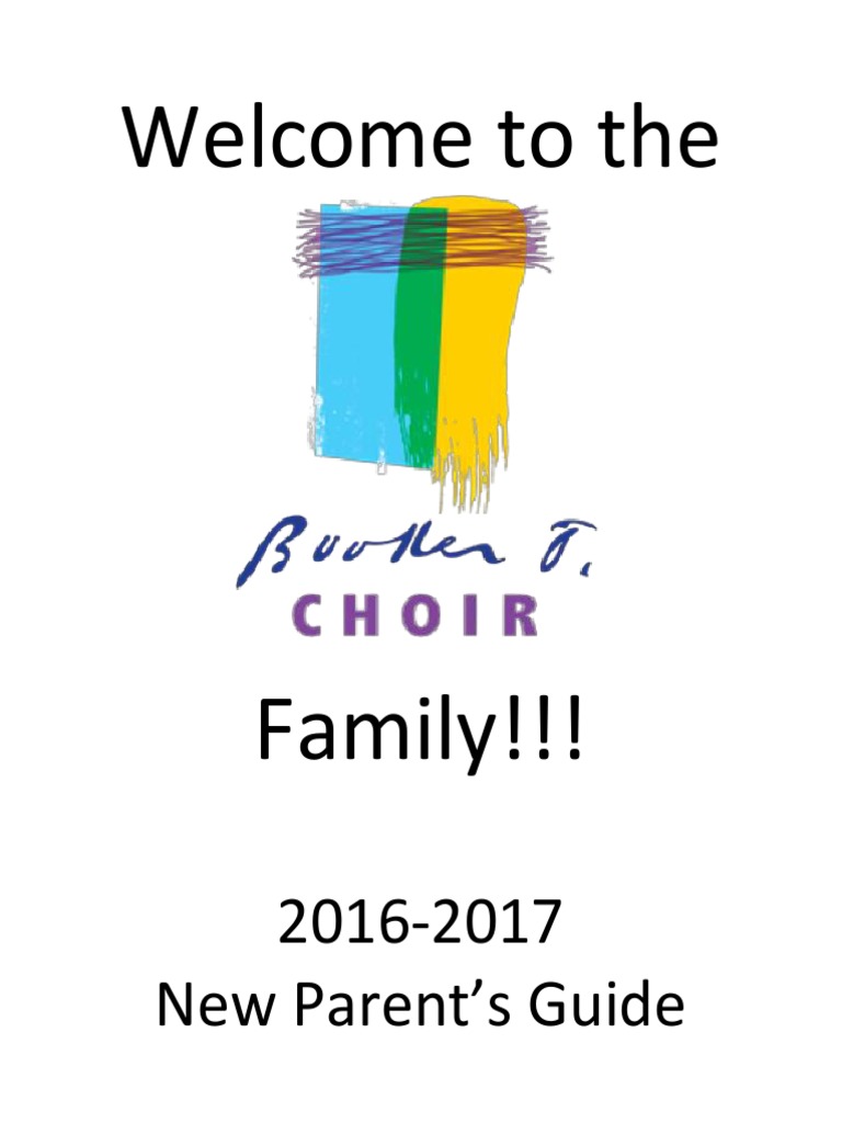 New Choir Student Packet 2016-2017 | PDF | Choir | Performing Arts