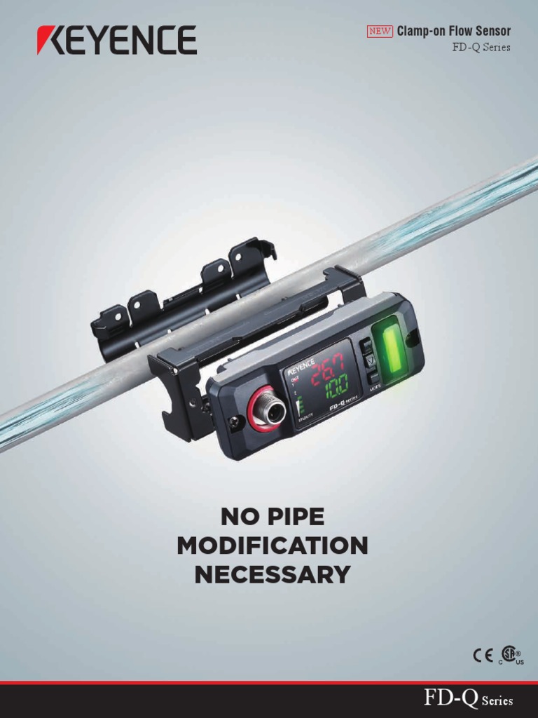 Clamp On Flow Sensor | PDF | Flow Measurement | Pipe (Fluid Conveyance)