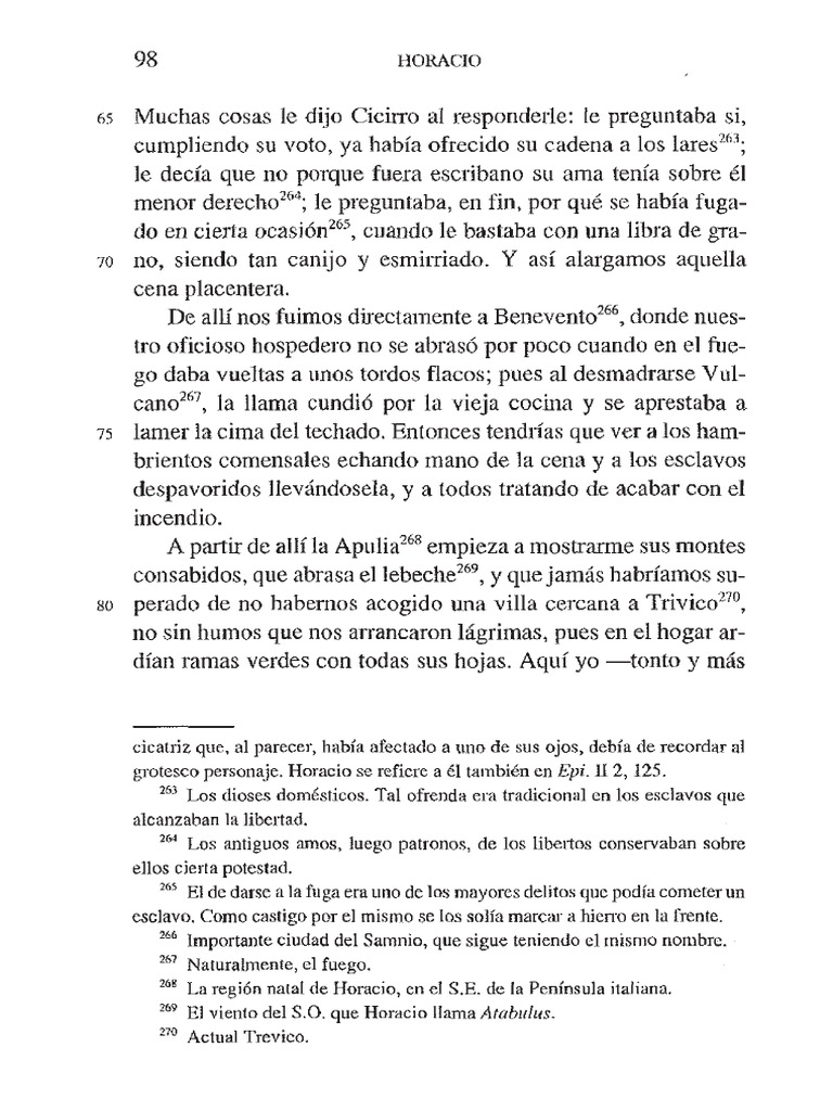 Viaje de Horacio a Canusio | PDF | Horacio | Roma antigua