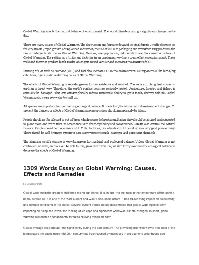 Global Warming | PDF | Global Warming | Greenhouse Effect