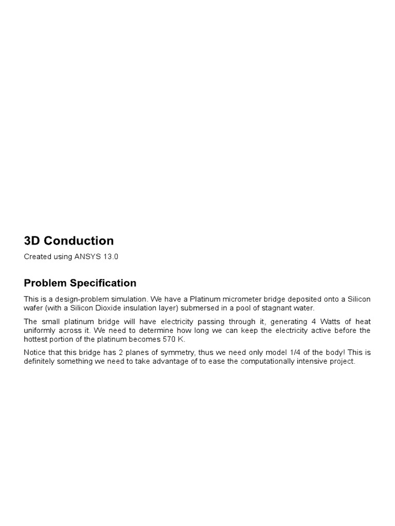 3D Conduction | PDF