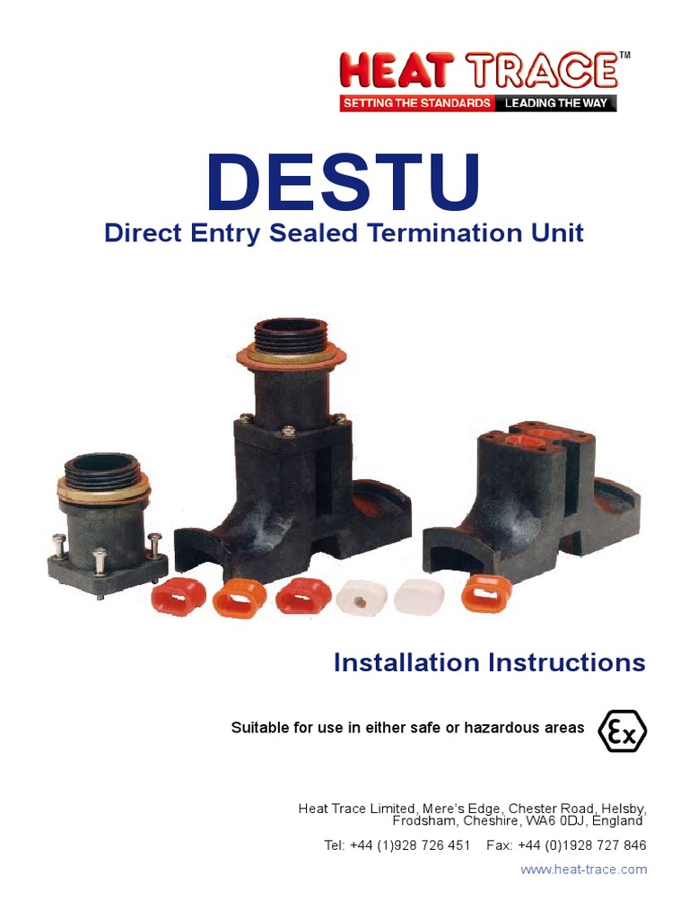 Installation Instructions for Direct Entry Sealed Termination Unit for ...