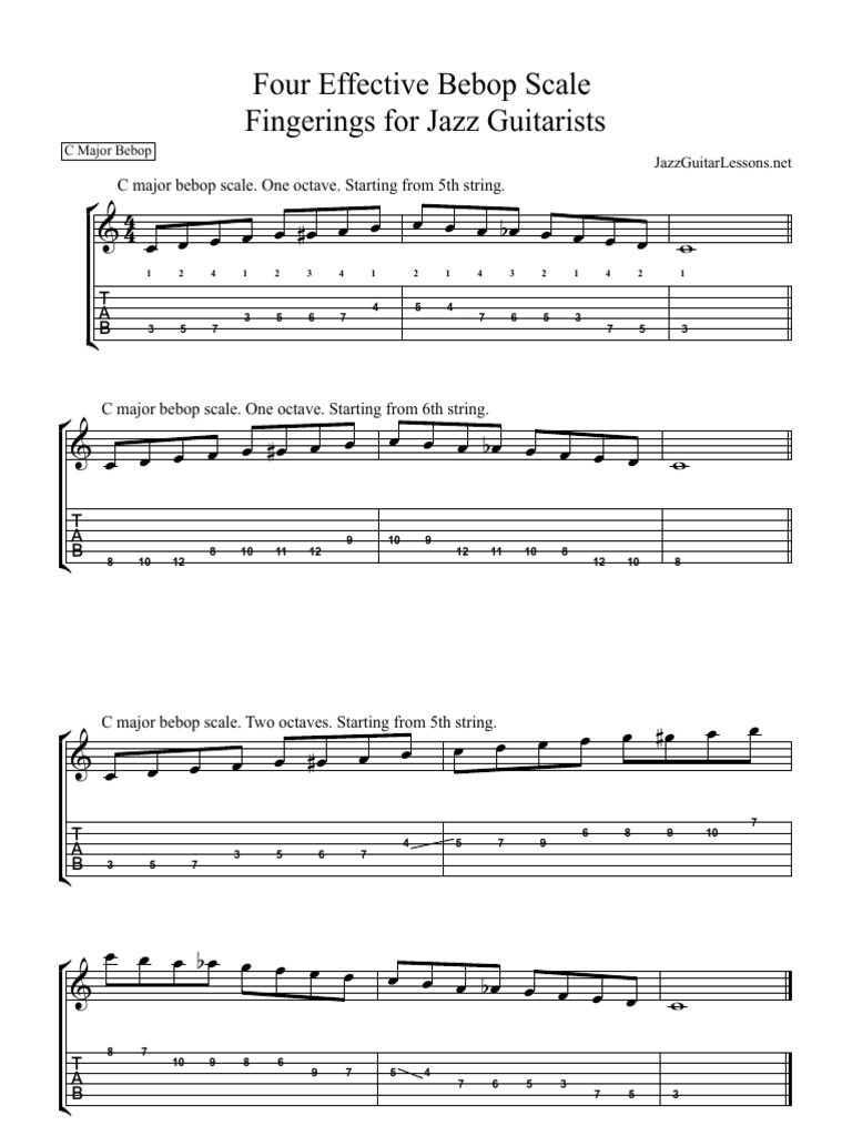 Bebop Scales | PDF