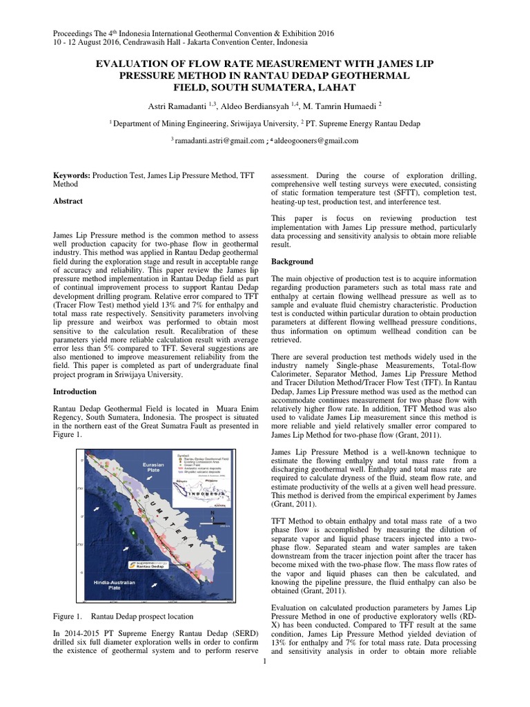 Evaluation of Flow Rate Measurement With James Lip - App - TM | PDF ...