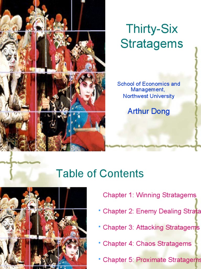 36 Strategems | PDF | Violence