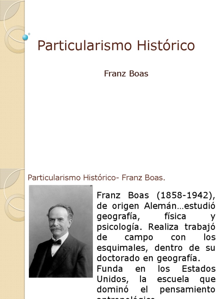 Particularismo Histórico | PDF | Antropología | Ciencia cognitiva
