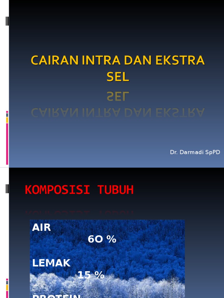 4-10 Cairan Intra Dan Ekstra Sel | PDF