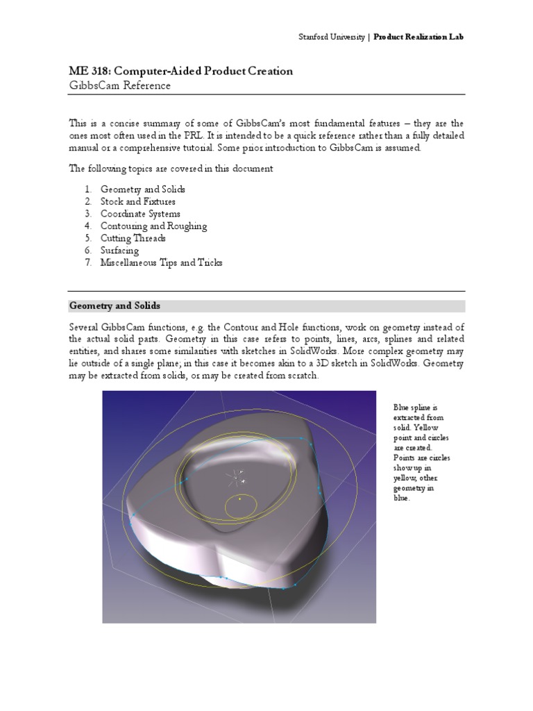 GibbsCAM Tutorial | PDF | Cartesian Coordinate System | Machining