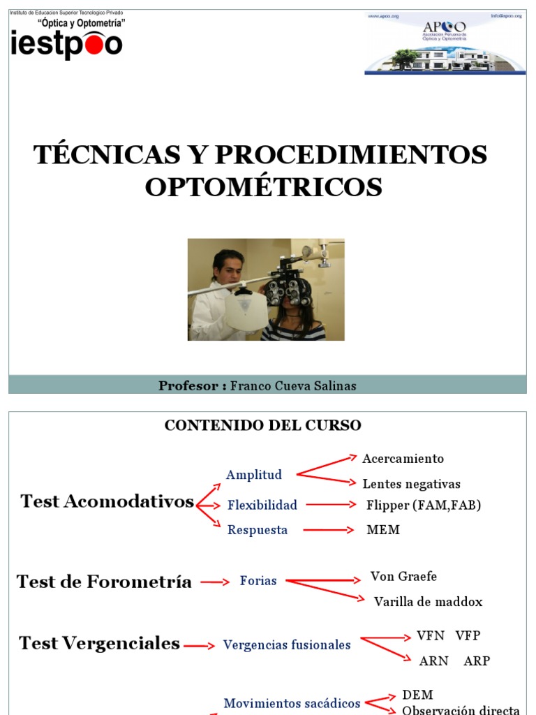 Foroptero (1 Clase) | PDF | Óptica | Filosofía natural