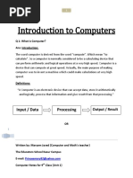 Computer Fundamental Full Notes | PDF | Computer Data Storage | Printer ...