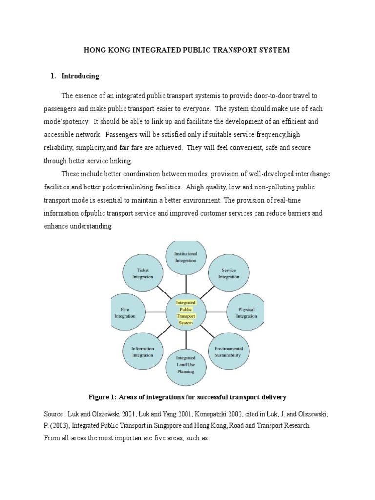 Hong Kong's Integrated Transport System | PDF | Public Transport | Bus