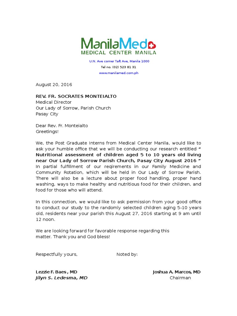 Nutritional Study Proposal for Children | PDF