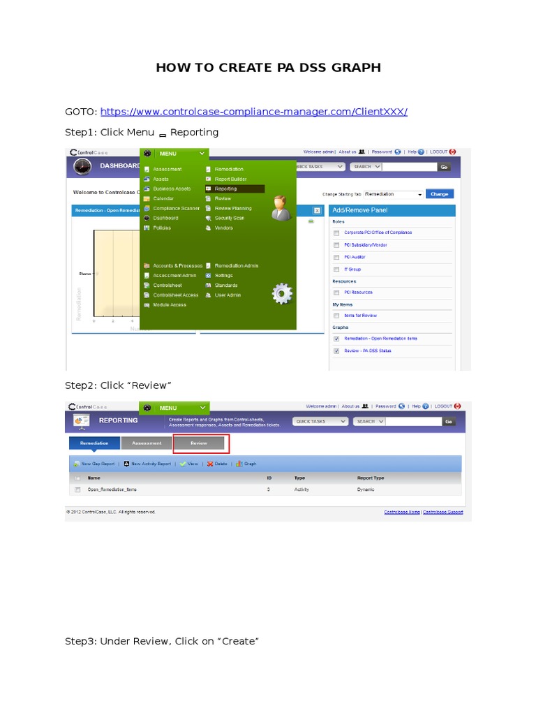 How To Create Pa Dss Graph | PDF