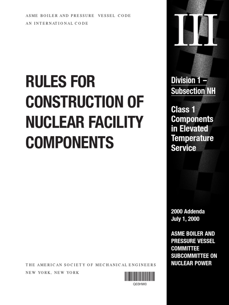 ASME SEC III NH