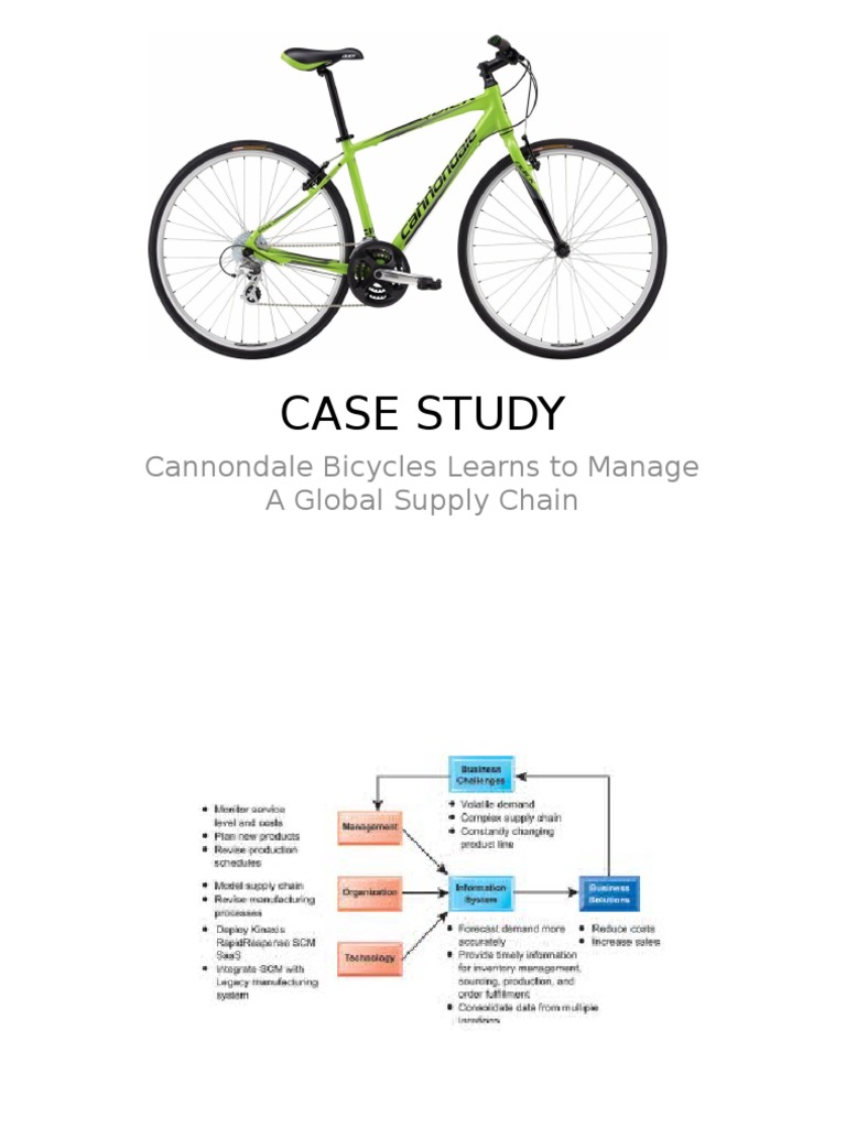 Case Study: Cannondale Bicycles Learns To Manage A Global Supply Chain ...