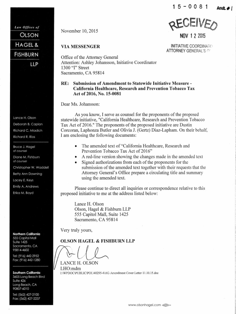 Prop 56-15-0081 (Tobacco Tax V3) | PDF | Electronic Cigarette | Cigarette