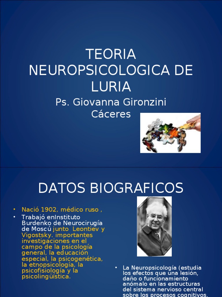 Teoria Neuropsicologica de Luria[1]
