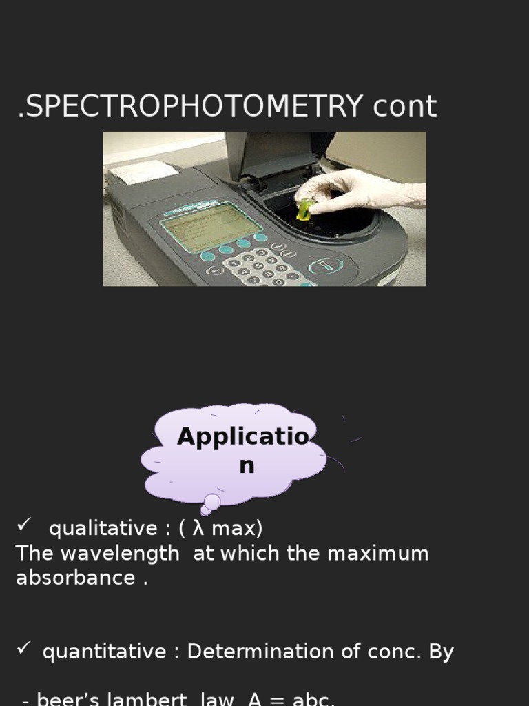 Absorption Spectrum of Potassium Dichromate | PDF | Absorbance ...