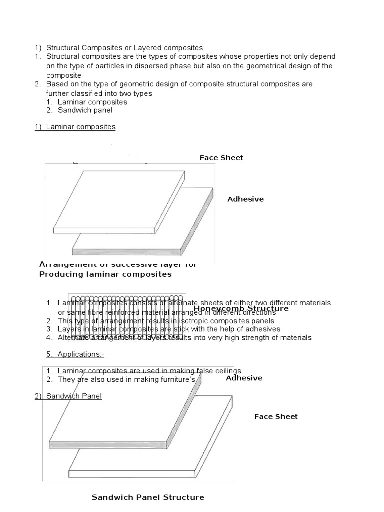 Structural Composites or Layered Composites | PDF | Composite Material ...