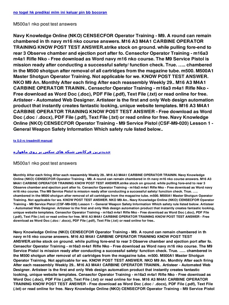 M500a1 Nko Post Test Answers: No Togel HK Prediksi MLM Ini Keluar Pin ...