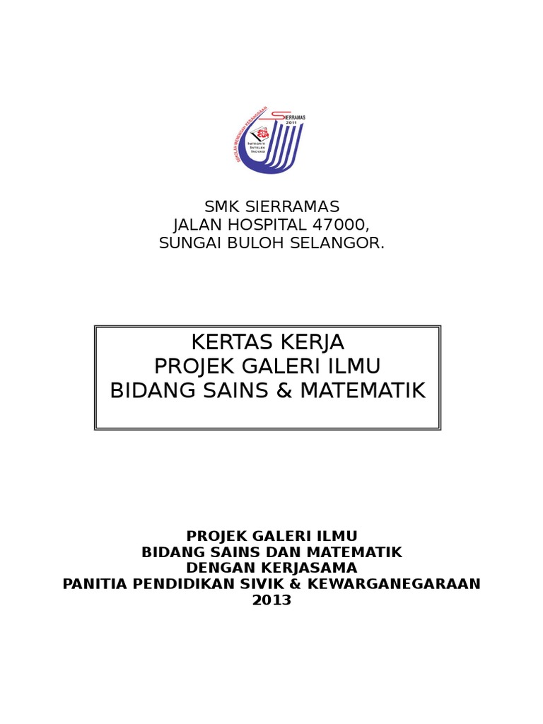 Kertas Kerja Sudut Ilmu | PDF