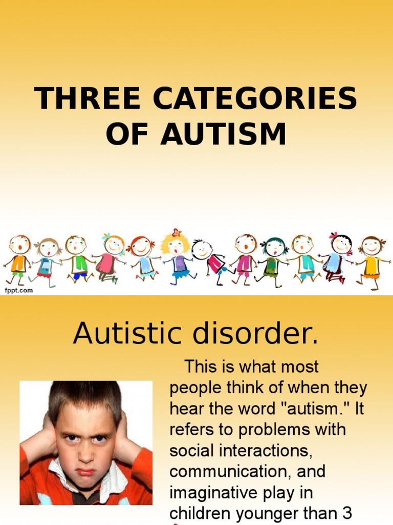 Three Categories of Autism | PDF | Autism | Asperger Syndrome