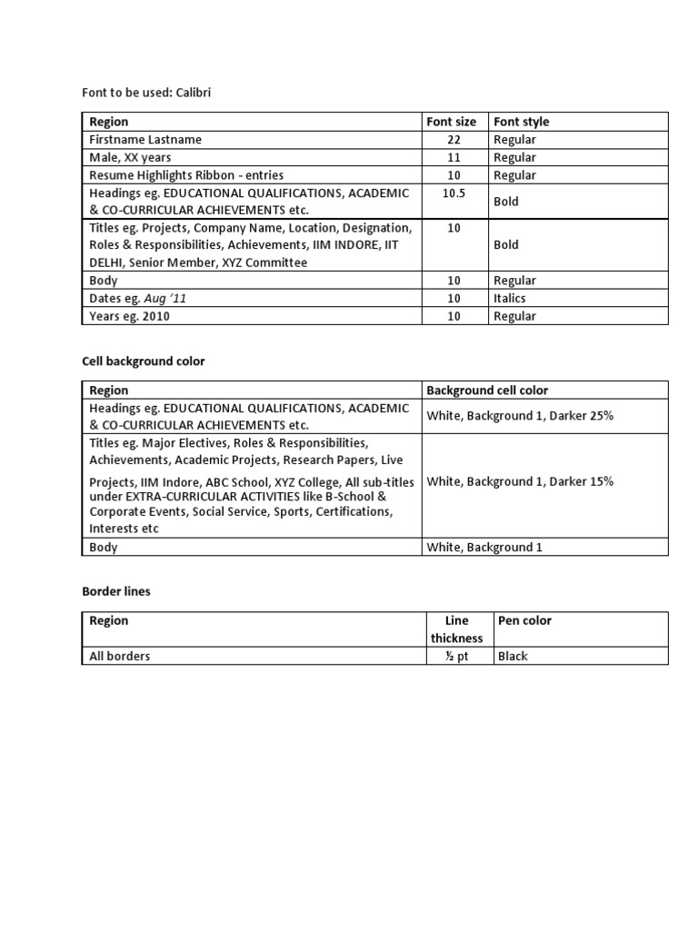 Formatting Guidelines | PDF