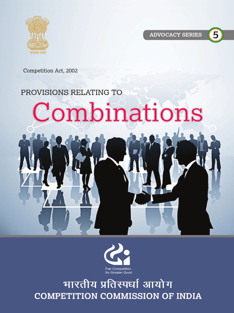 CCI GUIDE ON COMPETITION ACT COMBINATIONS | PDF | Consolidation ...