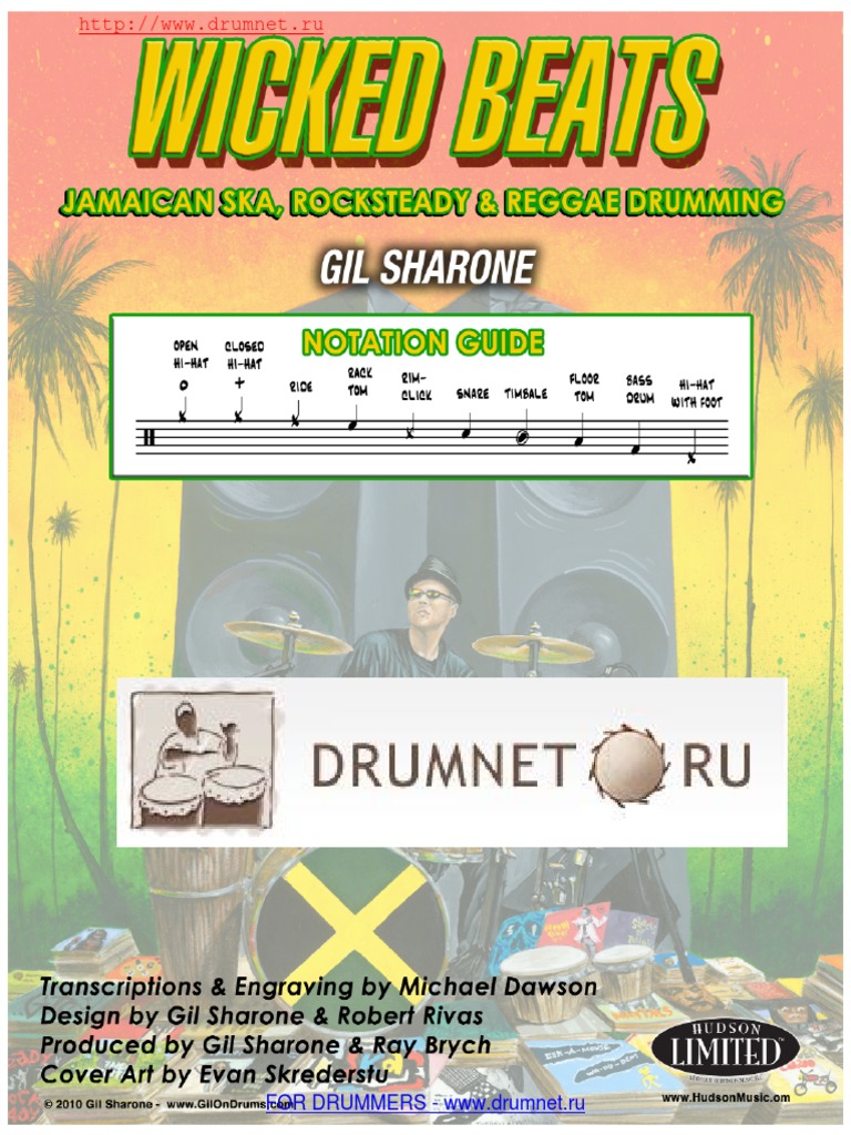 Gil Sharone-Wicked Beats 100063 Drumnet Ru | PDF | Reggae | Drum Kit