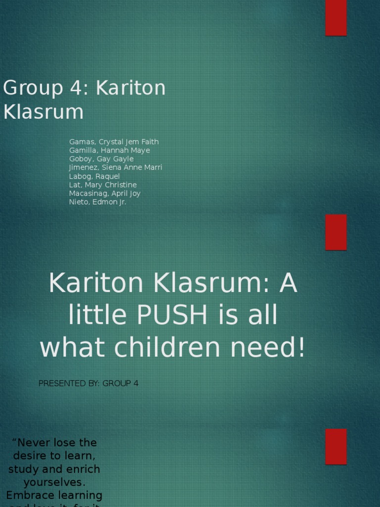 Kariton-Klasrum | Learning Theory (Education) | Neuropsychological ...