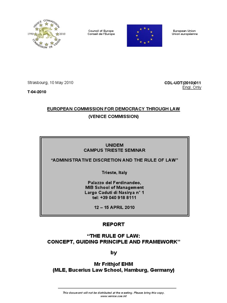 Rule of Law | PDF | Rule Of Law | Human Rights