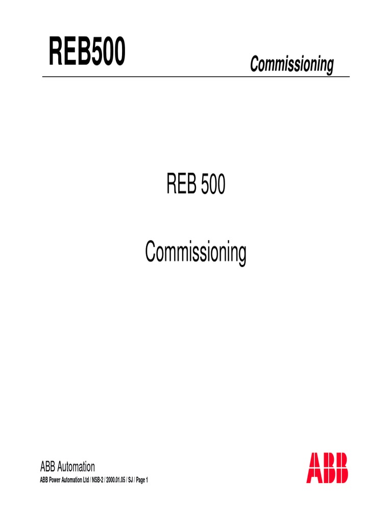 8_REB500_commisioning | Relay | Electrical Wiring