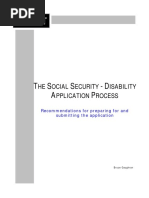 Printable Social Security Disability Application | PDF | Social ...