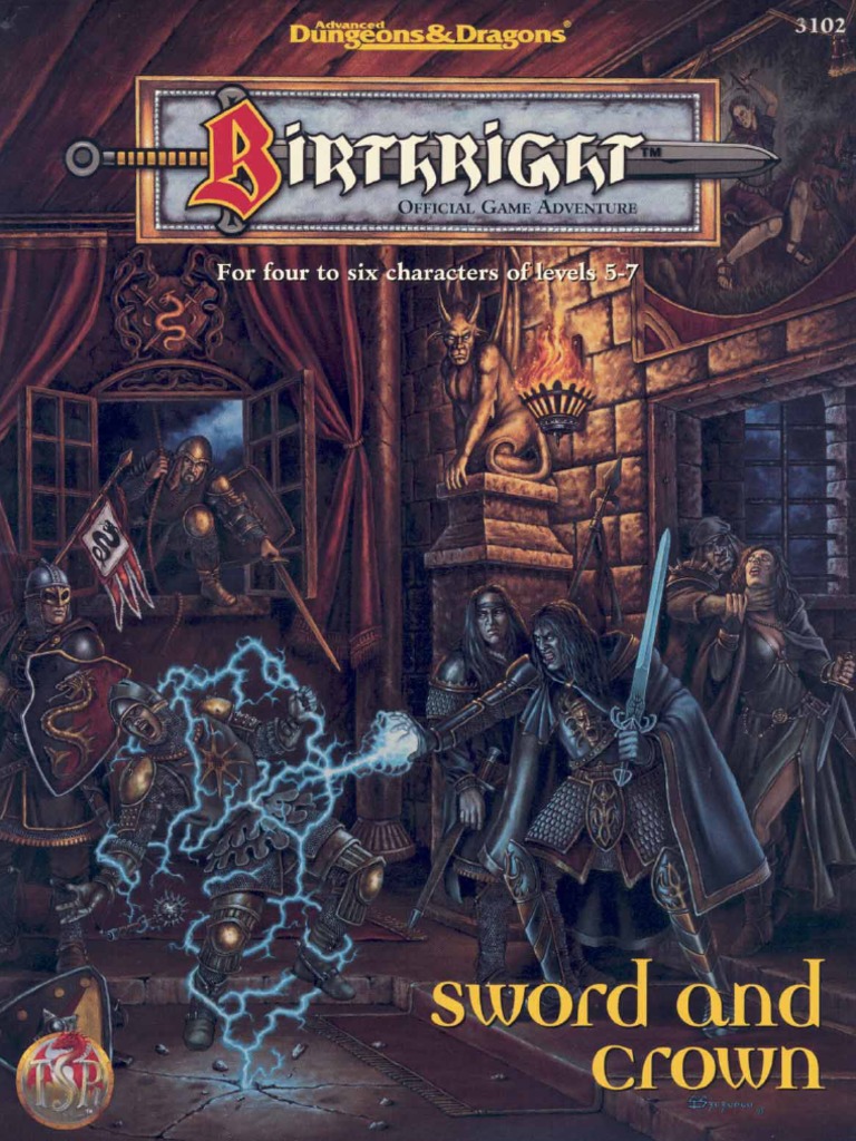 TSR 3102 - Sword and Crown (Birthright) | PDF | Fantasy | Leisure