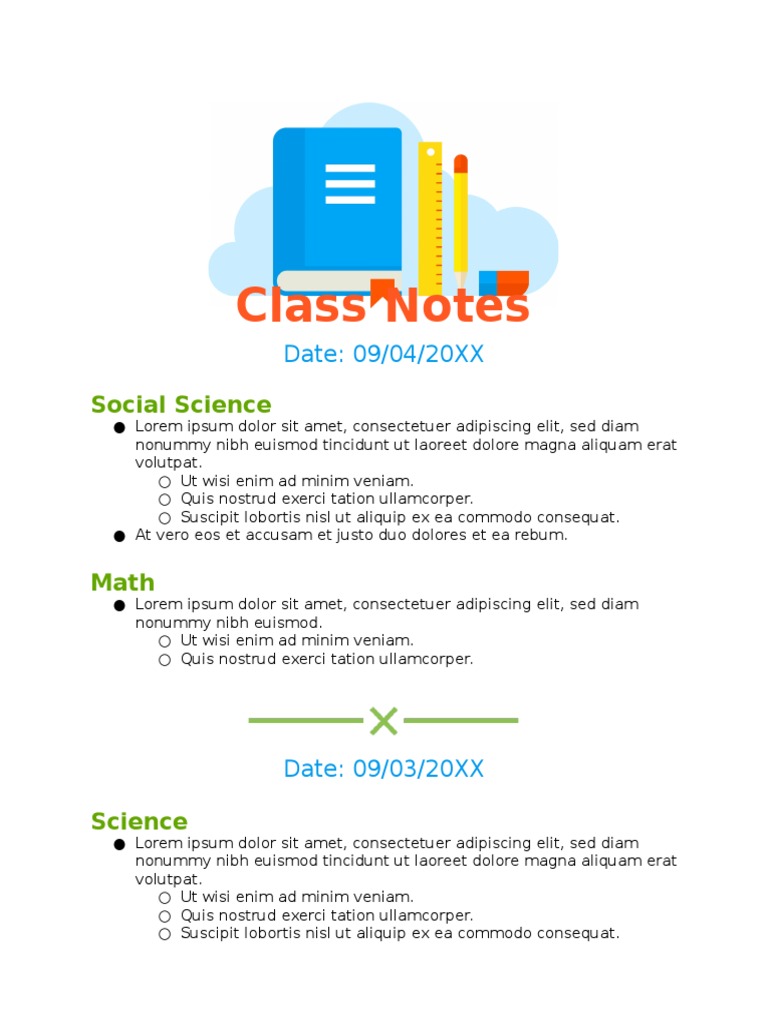 Class Notes | PDF