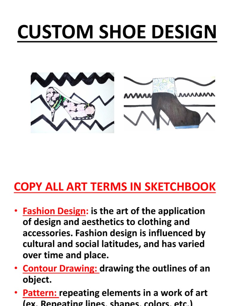 Custom Shoe Design Guide | PDF | Home & Garden | Art
