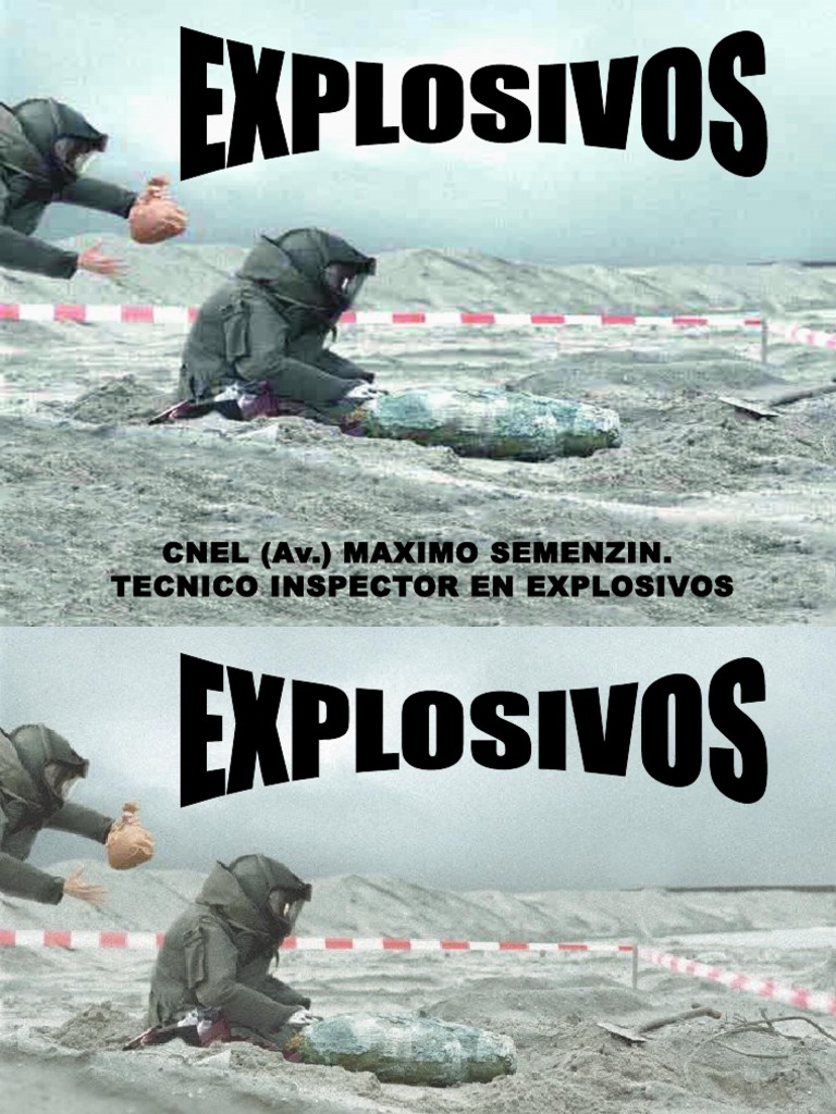 1.-Exposición Explosivos Basicos | PDF | Material explosivo | Explosión