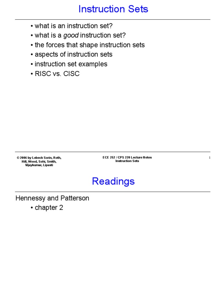 2 Isa | PDF | Instruction Set | 64 Bit Computing