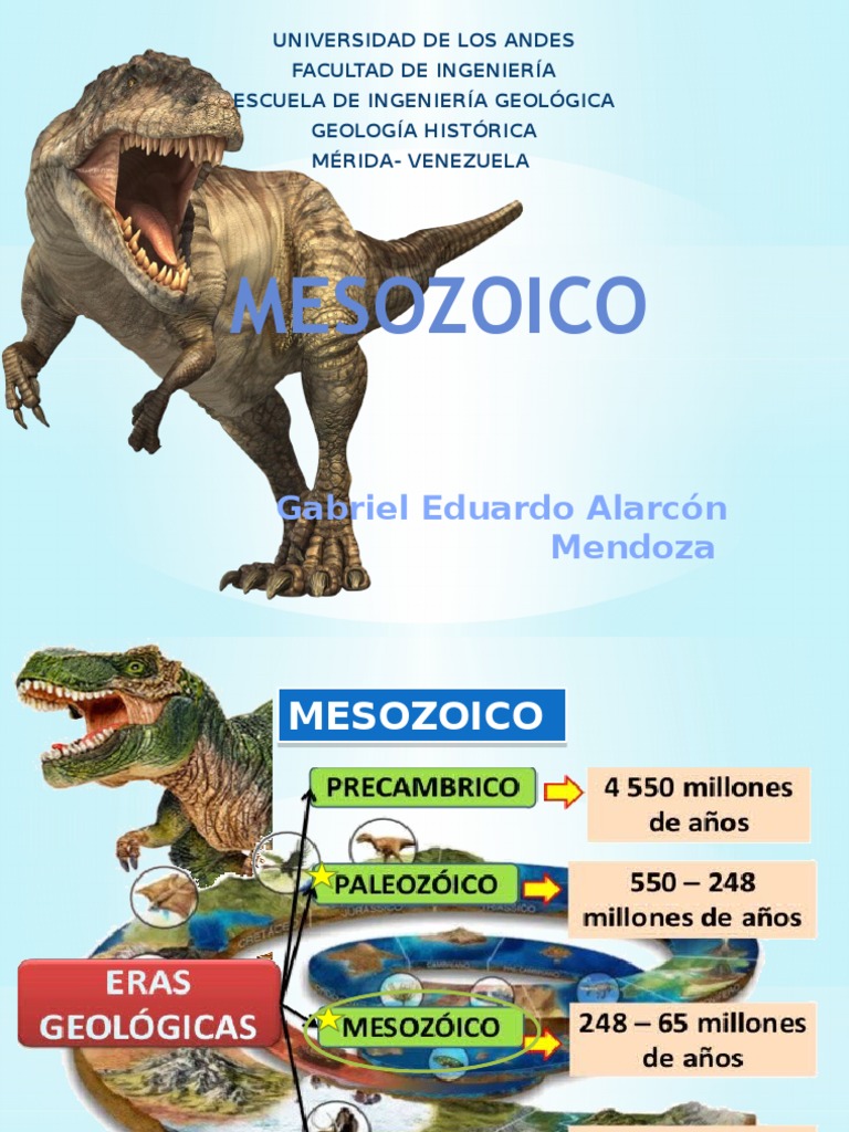 Mesozoico Presentación Gabriel | Cretáceo | Ciencias de la tierra y de ...