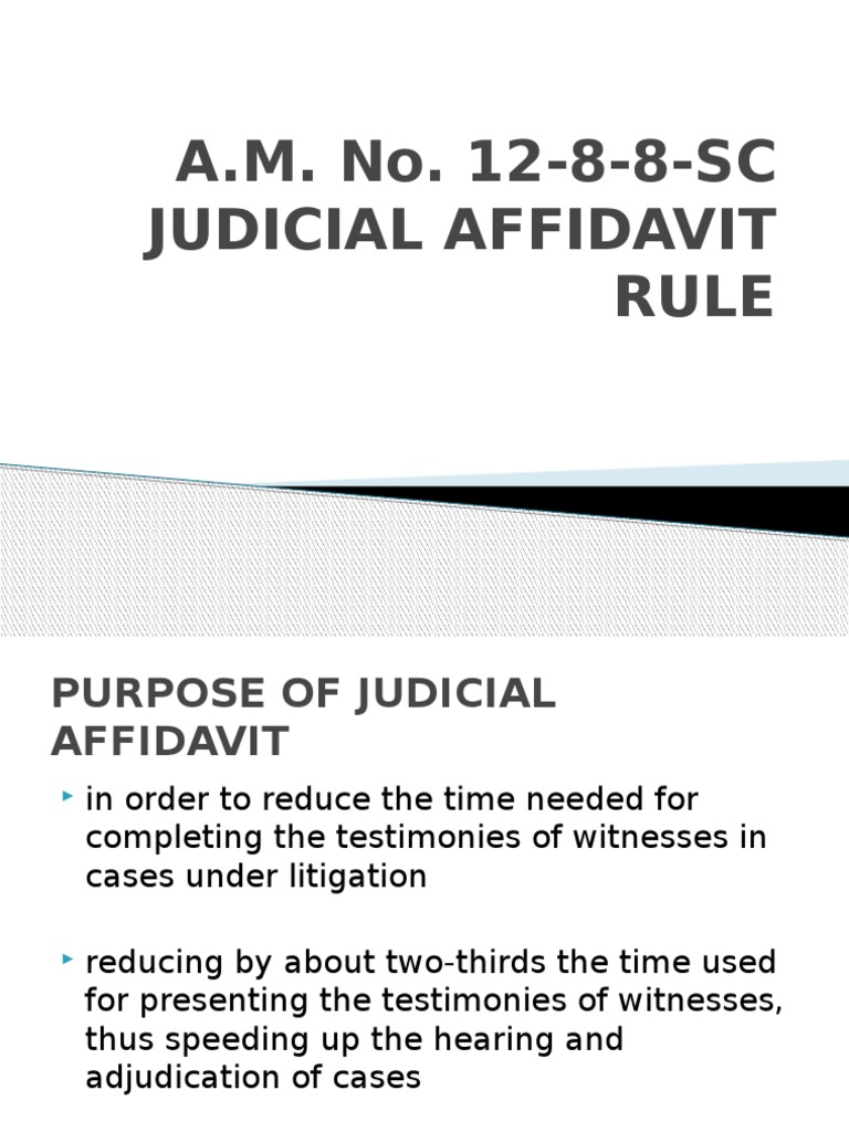 Judicial Affidavit - Kat | PDF | Affidavit | Witness