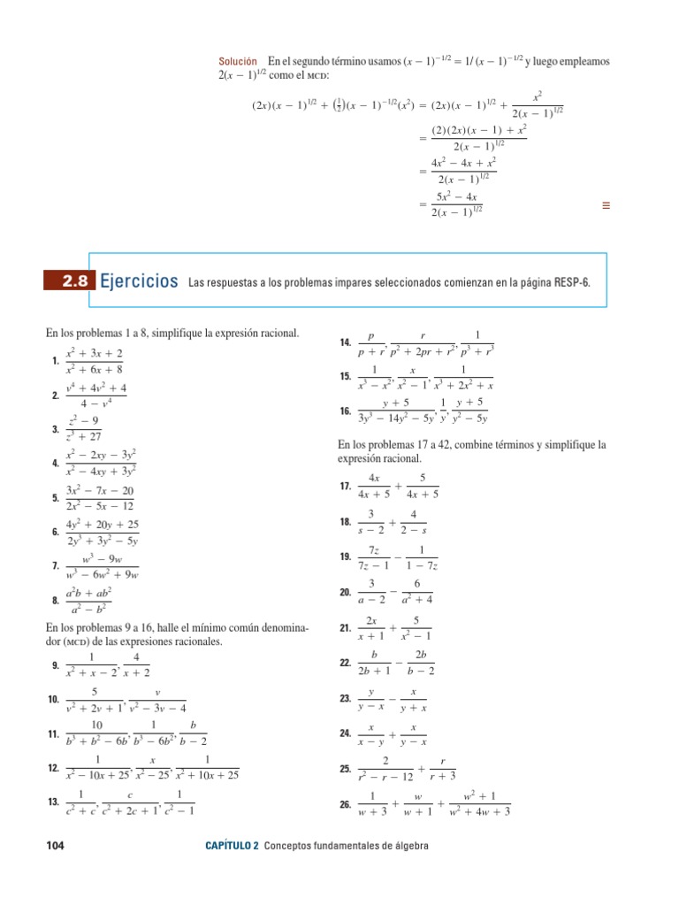 Tarea 1 | PDF | Fracción (Matemáticas) | Álgebra abstracta