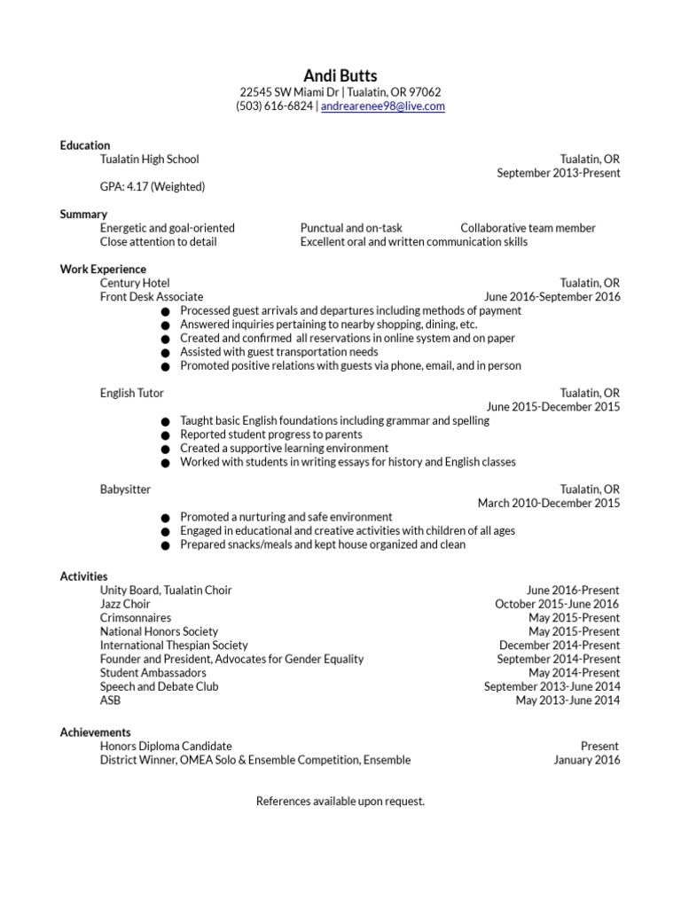 Resume1 1 | PDF