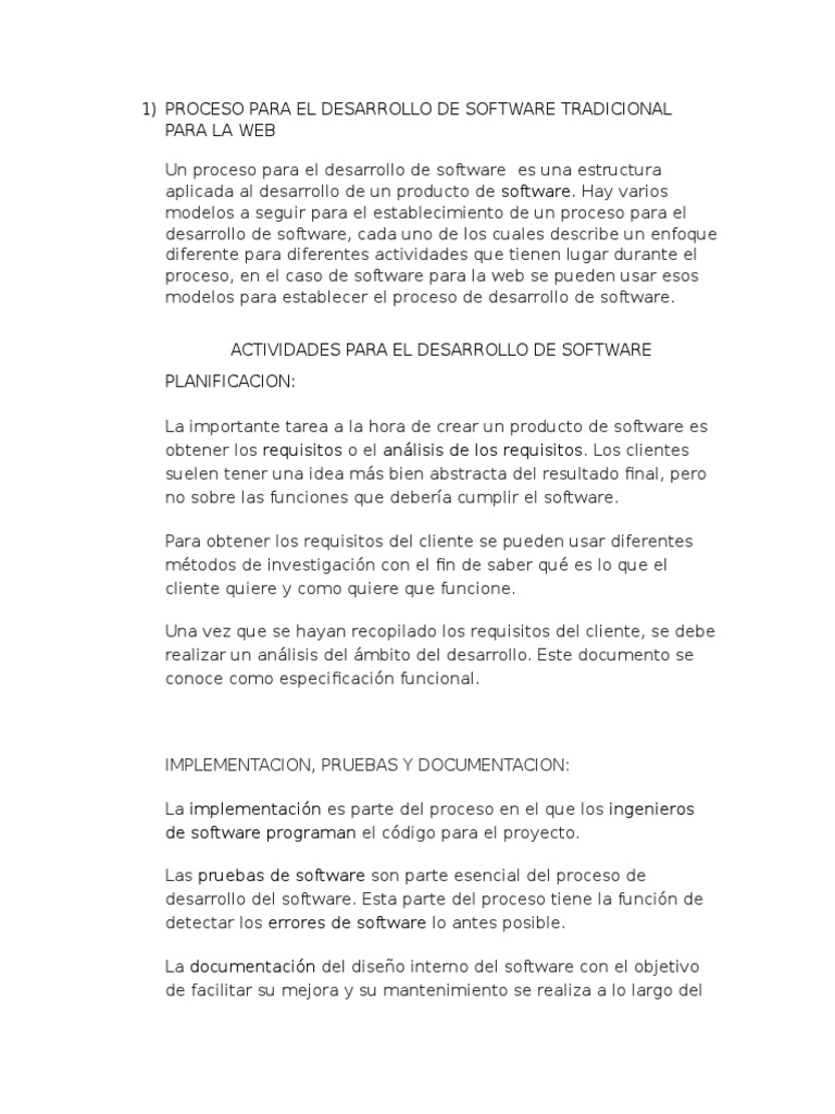 Las Tres Capas Del Desarrollo de Software | PDF | Proceso de desarrollo ...