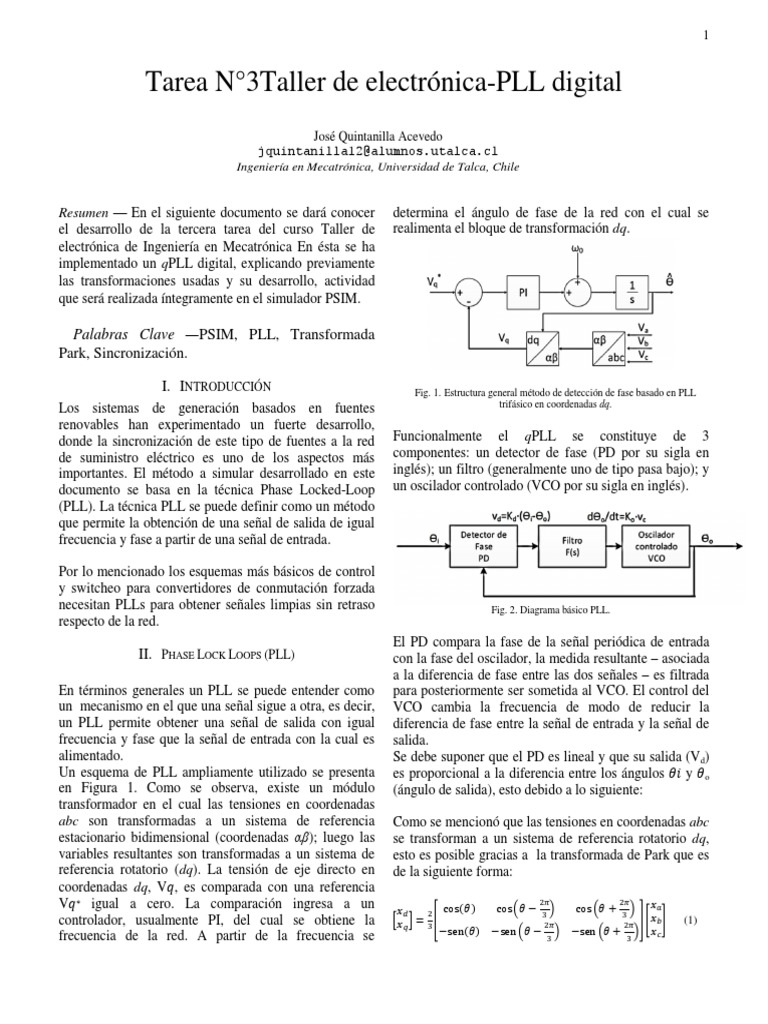 PLL Digital PSIM | PDF | Algoritmos | Muestreo (procesamiento de señal)