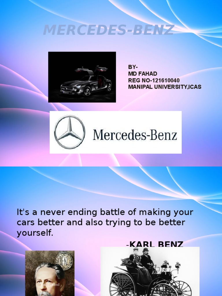 Mercedes Benz Presentation | PDF