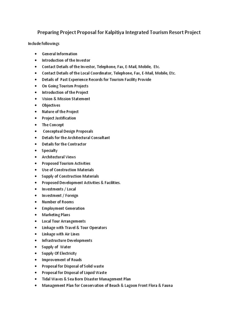 Preparing Project Proposal | PDF