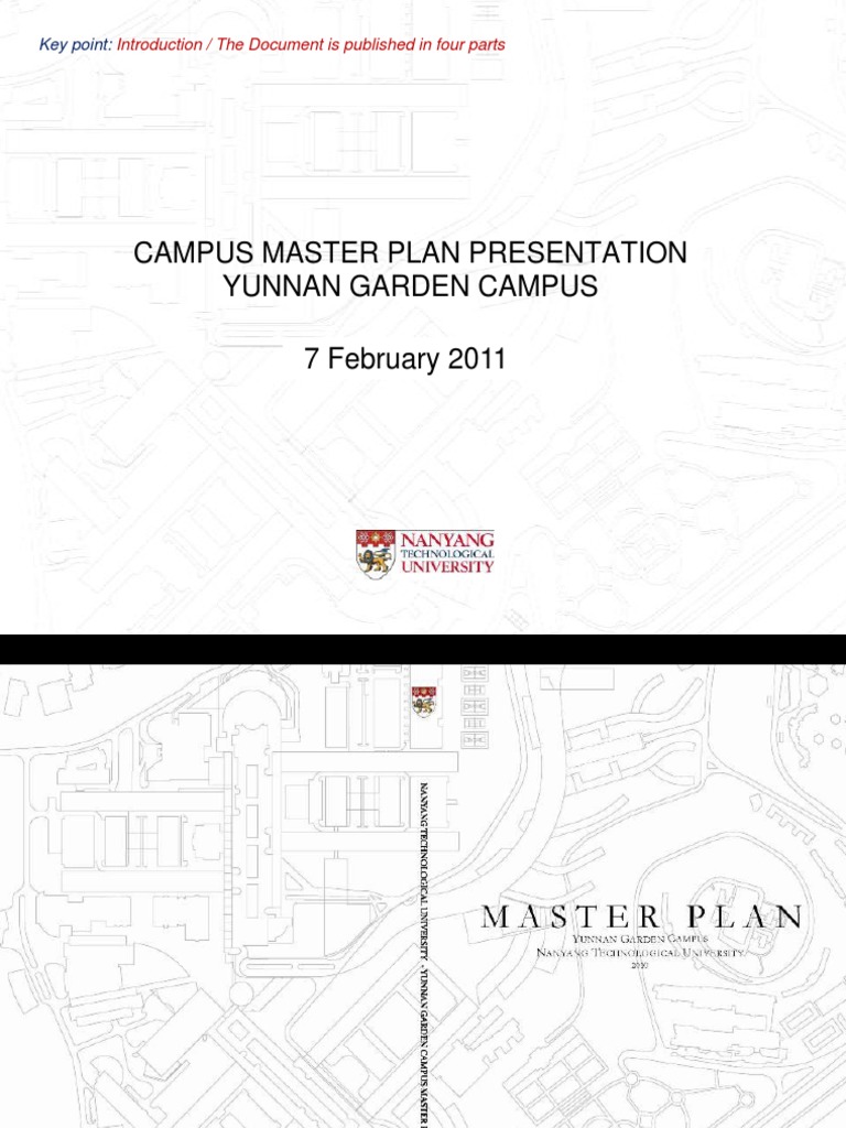 NTU Campus Master Plan Overview | PDF | Cycling Infrastructure ...