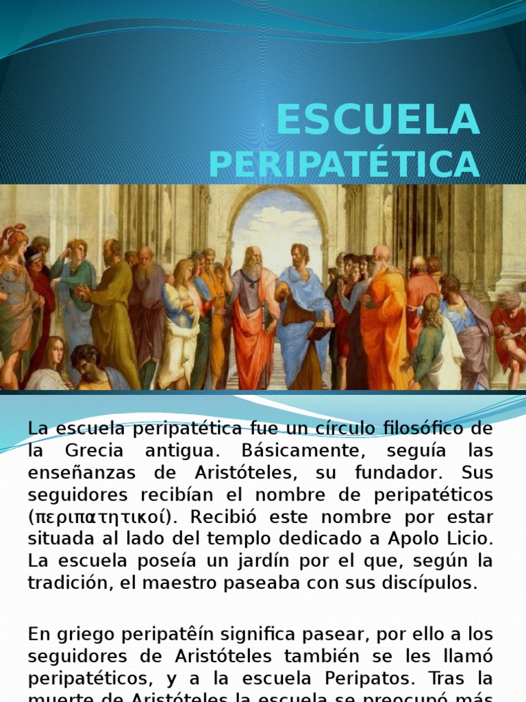 PERIPATETICO | PDF | Aristóteles | Metafísica