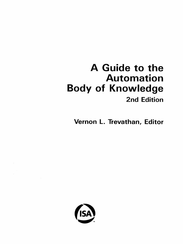 A Guide To Automation Body of Knowledge | PDF | Databases | Electric Motor
