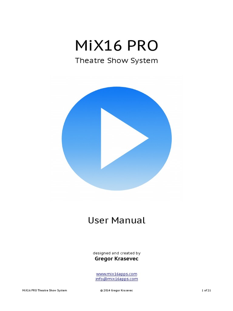 MiX16 PRO User Manual PDF | PDF | Computer Keyboard | I Pad